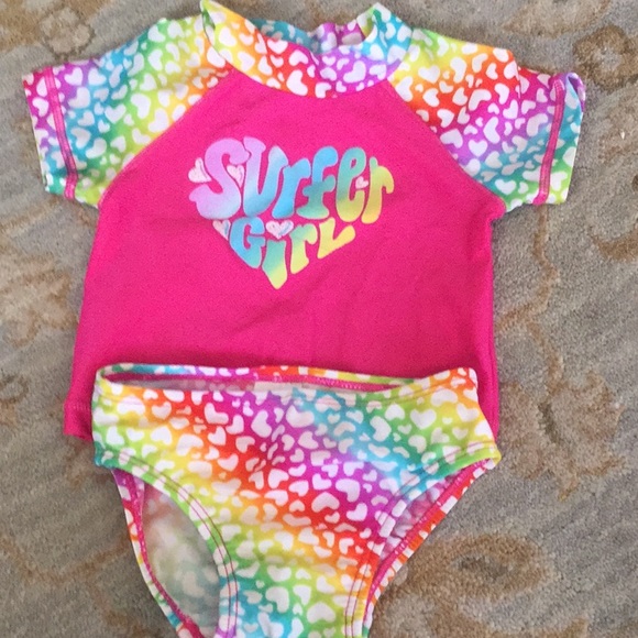 Joe Boxer | Swim | Joe Boxer 2 Mo Girl Pink Surfer Girl Swimsuit | Poshmark